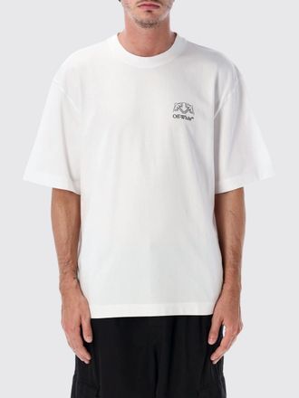 Off-white T-shirt en coton avec logo Arrow et &eacute;paules tombantes