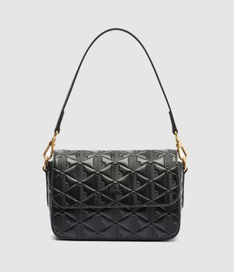 Lacoste Sac Maheki Cuir Noir