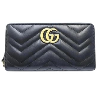 Gucci Portefeuille Pre-owned - Femme - Pre-owned - Noir - Taille: ONE Size