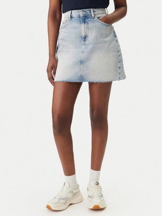 Tommy Jeans Jeansrock DW0DW22716 Himmelblau Mom Fit