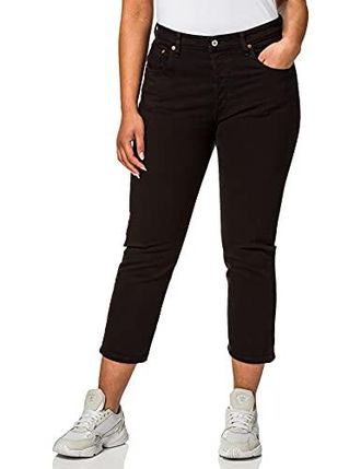 Levi's 501 Crop Jeans Femme, Black Heart, 32W / 26L