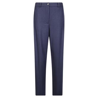 Pinko Pinko - Zagarese Pantalone Flanella - Femme - Pantalons - Bleu - Taille: 40 FR