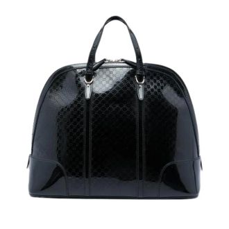 Gucci Pre-owned Patent Leather Tote - - Pre-owned - Damen - Schwarzk - ONE SIZE