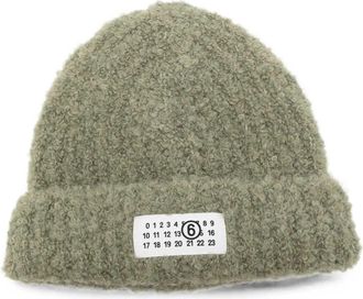 Maison Margiela Bonnet &agrave; patch logo Mm6 Maison Margiela