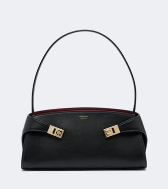 Ferragamo Sac port&eacute; &eacute;paule Hug East-West en cuir