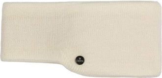 Lierys Bandeau Mono Classic Femme/Homme - Made in Germany réchauffe-oreilles cache-oreilles avec doublure Hiver automne-hiver - taille unique blanc crème