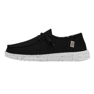 HeyDude Wendy Basic Damen - Slip on Flache Schuhe - Mokassin Stil, Black Odyssey, 38