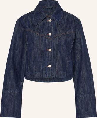 HUGO BOSS Jeansjacke blau