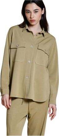 Mason's Femme, Blouses et Chemises, Vert, Taille: 40 FR City Field Jacket