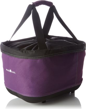 KLICKfix Rixen und Kaul Unisex-Adult Alingo GT f&uuml;r Racktime Fahrradkorb, Brombeer, 24 x 41 x 29 cm, 20 l