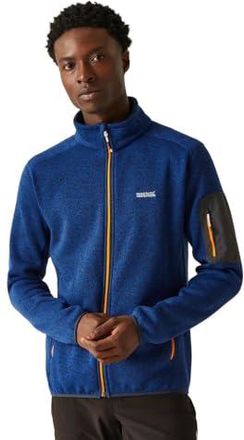 Regatta Newhill Veste polaire zippée pour homme, Bleu roi/kaki/bleu marine, 3XL