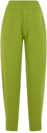 Alberta Ferretti Femme, Pantalons, Vert, Taille: 42 FR Pantalon de surv&ecirc;tement athl&eacute;tique en maille