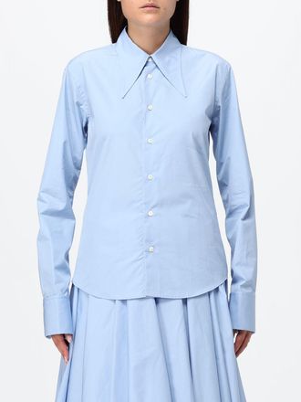 Ami Chemise slim fit en soie avec boutons en nacre