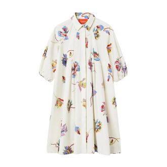 La DoubleJ Sonnenaufgang Kleid - - Dresses - Damen - Wei&szlig; - XL