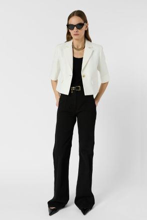 Gerard Darel Veste de tailleur courte en jacquard- TRACY - Blanc