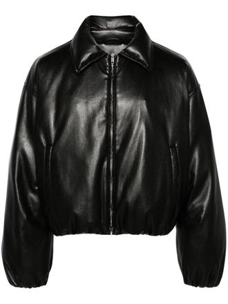 Nanushka doudoune courte - Noir