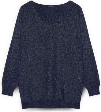 Fiorella Rubino Damen, Strickwaren, Blau, M/LGr&ouml;&szlig;e