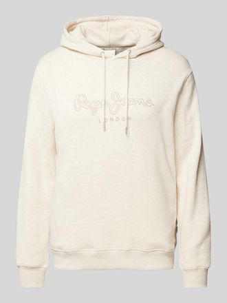Pepe Jeans London Hoodie mit Label-Stitching Modell New Nouvel