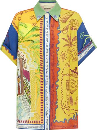 Alemais Chemise Surrealist Summer Lin Al&eacute;mais