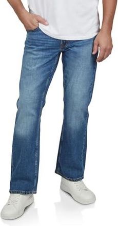 Mustang Jeans Mustang Oregon Bootcut Jean stretch pour homme Noir Bleu Taille 30 31 32 33 34 36 38 40 42 44, Bleu (bleu moyen 682), 40W / 32L