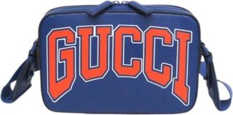Gucci unisex, Pre-owned, Bleu, Taille: ONE Size Pre-owned 774453 Pochette et sac bandouli&egrave;re