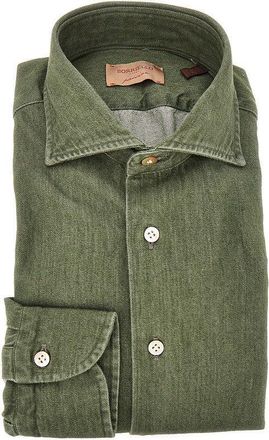 Borriello Denim effect cotton shirt Man 39