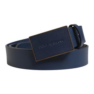 Dolce & Gabbana Gorgeous Belt - Homme - Accessoires - Bleu - Taille: ONE Size