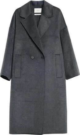 Vicolo Femme, Manteaux, Gris, Taille: 36 FR Manteau en laine mélangée cousu main