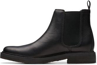 Clarks Homme Clarkdale Easy Bottine Chelsea, Black Leather, 45.5 EU