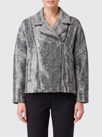 Pinko Kurze Jacke von mit Paillettenstickerei und mehrfarbigem Chevron-Muster