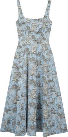 Staud Staud, Femme, Robes, Bleu, Taille: 36 FR Wells Dress