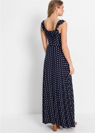 Bonprix Maxikleid f&uuml;r Fr&uuml;hjahr und Sommer, aus Viskose und Elasthan, &auml;rmellos