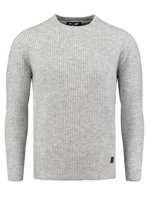 Key Largo Key Largo Klglasgow Round Pull-Over, Gris Clair (1104), M Homme