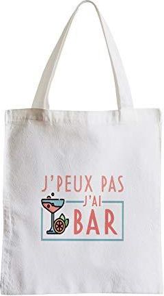 Fabulous Grand Sac Shopping Plage Etudiant JPeux Pas Jai Bar Alcool Picole Humour Ap&eacute;ro