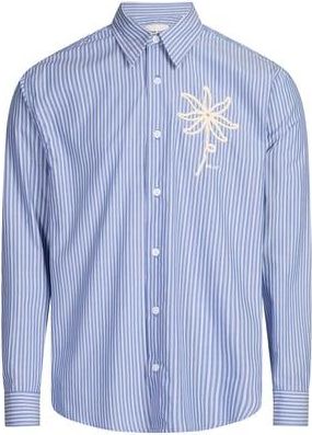 Nn.07 Chemise Quinsy droite ray&eacute;e en coton