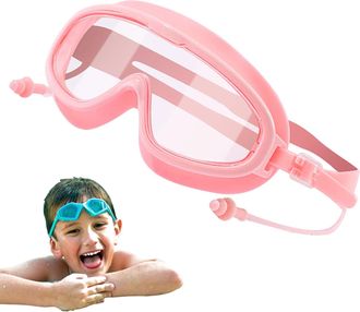 Generico Kinder-Badebrille, Schwimmbrille für Kleinkinder, kein Auslaufen der Schwimmbrille, Anti-Beschlag-Schwimmbrille, wasserdicht, Silikon, Sportzubehör, S