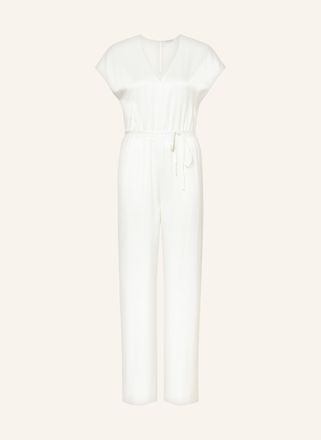 Mrs & Hugs Mrs & Hugs Satin-Jumpsuit weiss