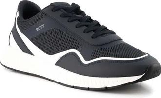 HUGO BOSS Herren Sneaker blau Synthetik