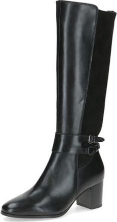 Caprice Femme Damen 9-25501-45 Botte Haute Jusquau Genou, Noir/Comb, 37.5 EU
