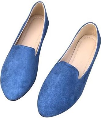 Generic Mocassins pour femme - Chaussures plates d&eacute;contract&eacute;es &agrave; enfiler - Couleur unie - Confortables - L&eacute;g&egrave;res - Polyvalentes - &Eacute;l&eacute;gantes - Chaussures de ma