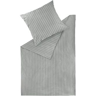 Sch&ouml;ner Wohnen Kollektion SCH&Ouml;NER WOHNEN Winter Bettw&auml;sche SOFT STRIPE - 1 St&uuml;ck 155x220 cm, Grau