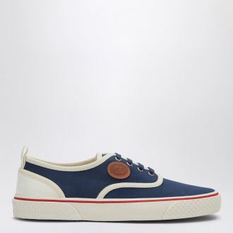 Valentino Garavani Sneakers Nojoke aus blauem und wei&szlig;em Canvas