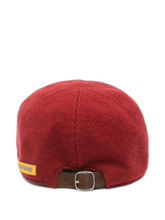 Guest In Residence Knit Wool Cashmere Baseball Cap - Red
