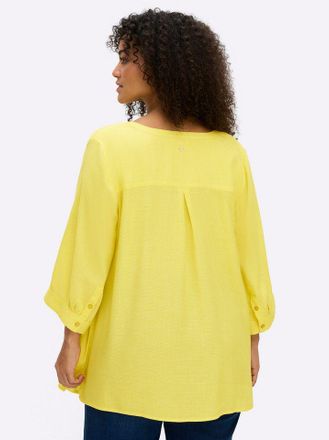 Sheego Klassische Bluse Tunika 3/4-Arm