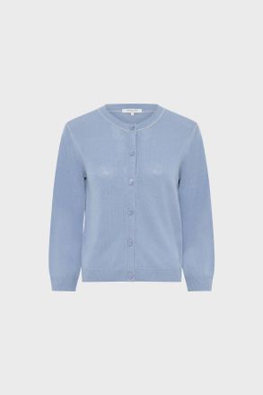 Gerard Darel Gilet en lin m&eacute;lang&eacute; - LORYS - Bleu ciel