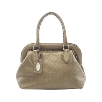 Fendi Sac &agrave; main en cuir Selleria Pre-owned - Femme - Pre-owned - Vert - Taille: ONE Size
