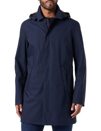 Bugatti Herren 335313-39060 Mantel, Marine-390, 54 EU