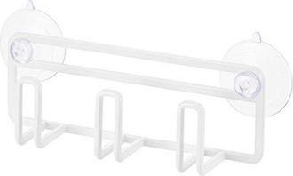 Yamazaki Tableware Yamazaki 4902 Tower Schwammhalter, weiß, Stahl, minimalistisch, 16 x 4 x 5.5 cm