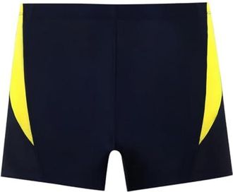 Generic Pantalon de Bain d&eacute;t&eacute; Masculin Tendance Confortable et &eacute;l&eacute;gant pour la Plage ou la Piscine (Yellow, L)