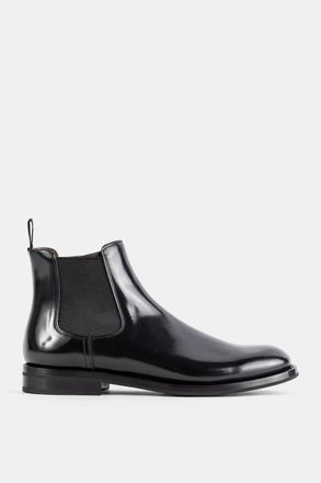 Churchs Womens Bottines Monmouth En Cuir De Veau Poli Noir Black Boot
